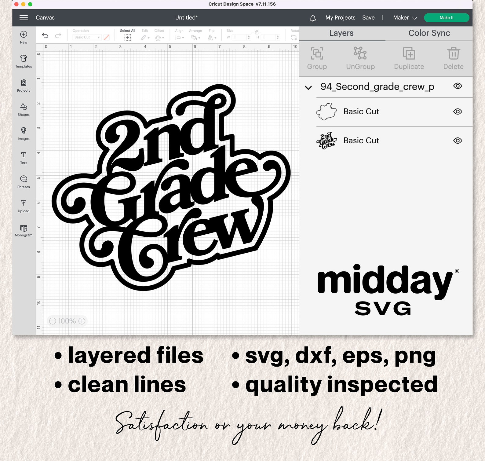 Second Grade Crew Svg Dxf Eps Png Second Grader Svg 2nd - Etsy