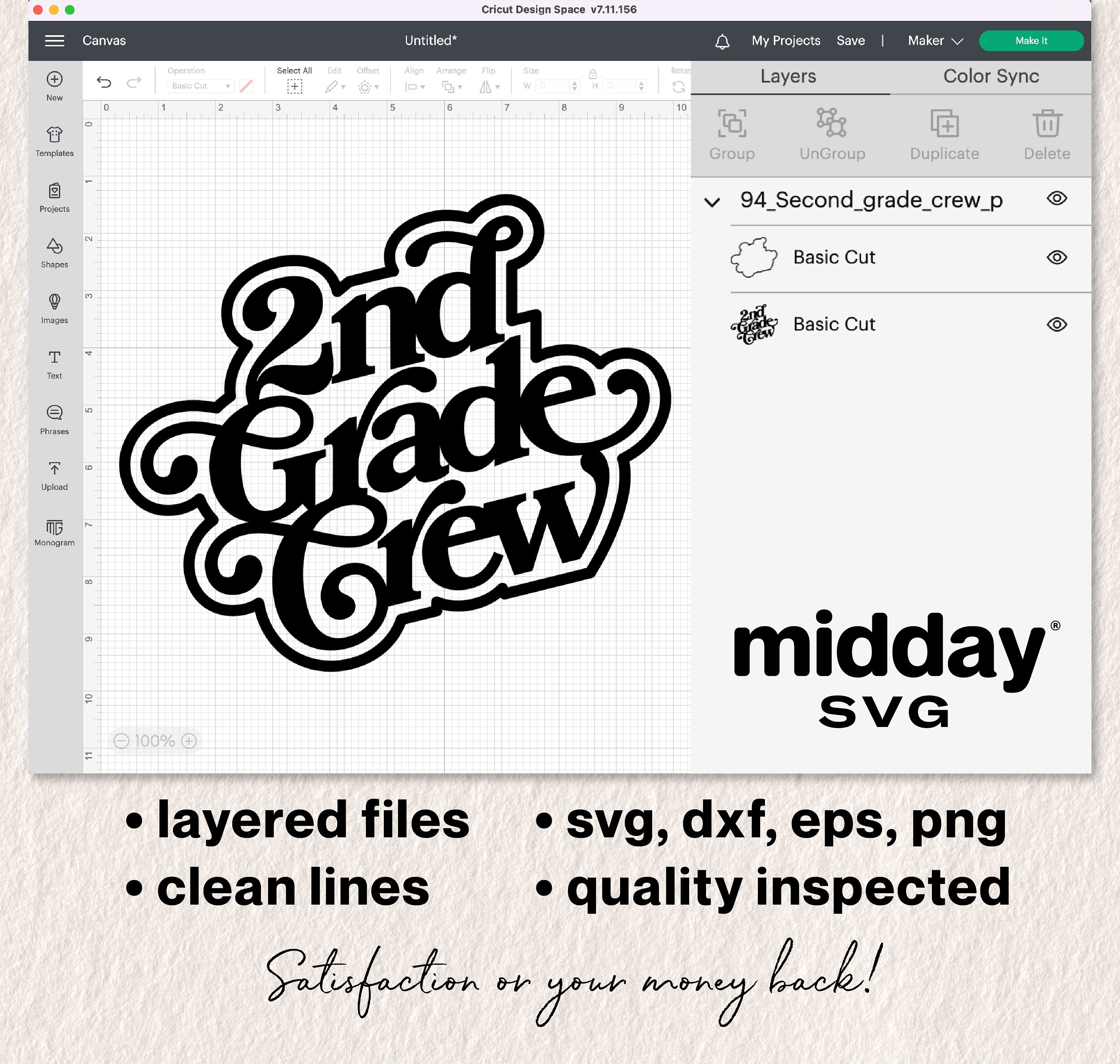 Second Grade Crew Svg Dxf Eps Png Second Grader Svg 2nd - Etsy