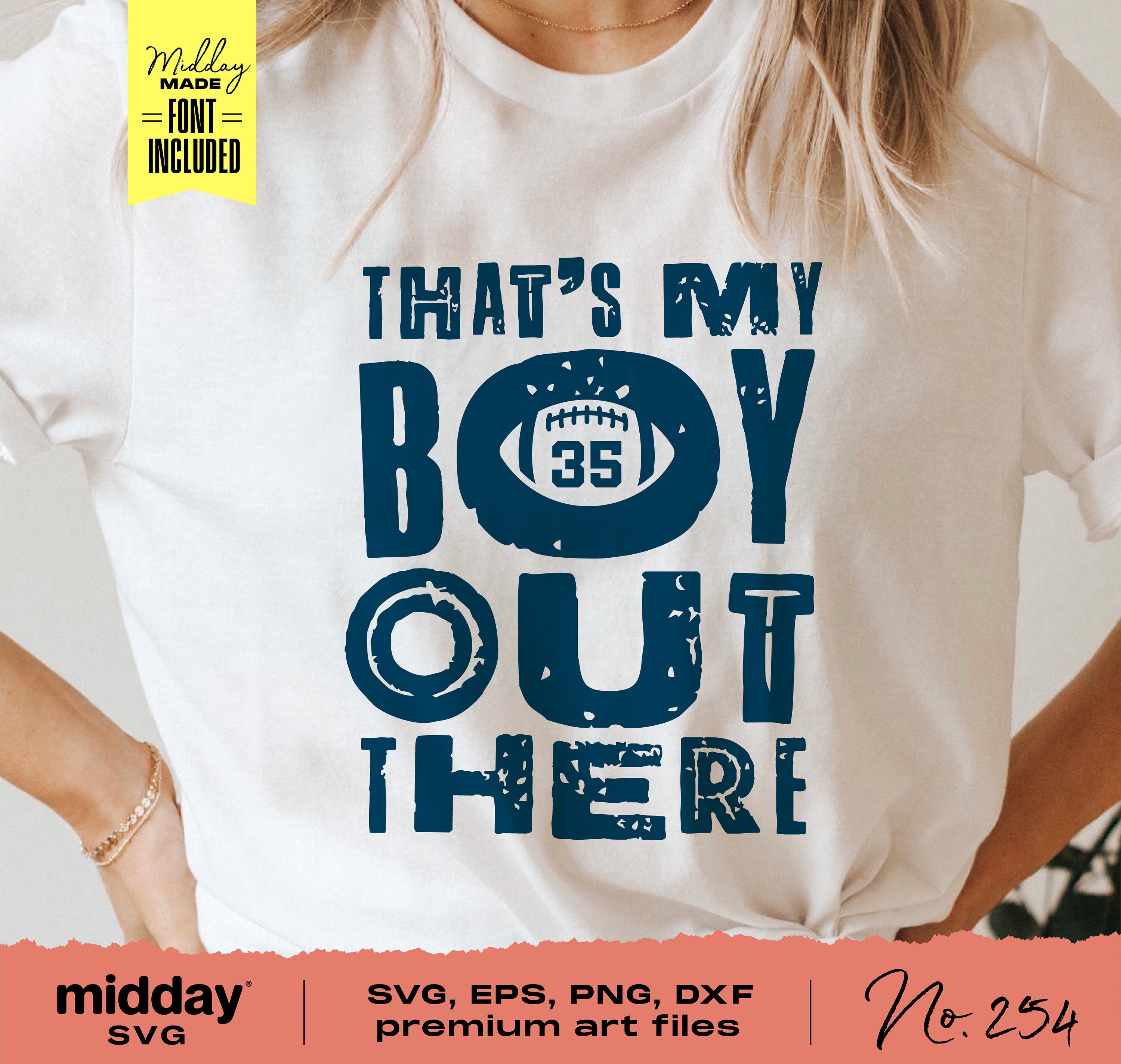 That's My Boy Out There Svg Png Dxf Eps Ai Football Mom - Etsy Canada