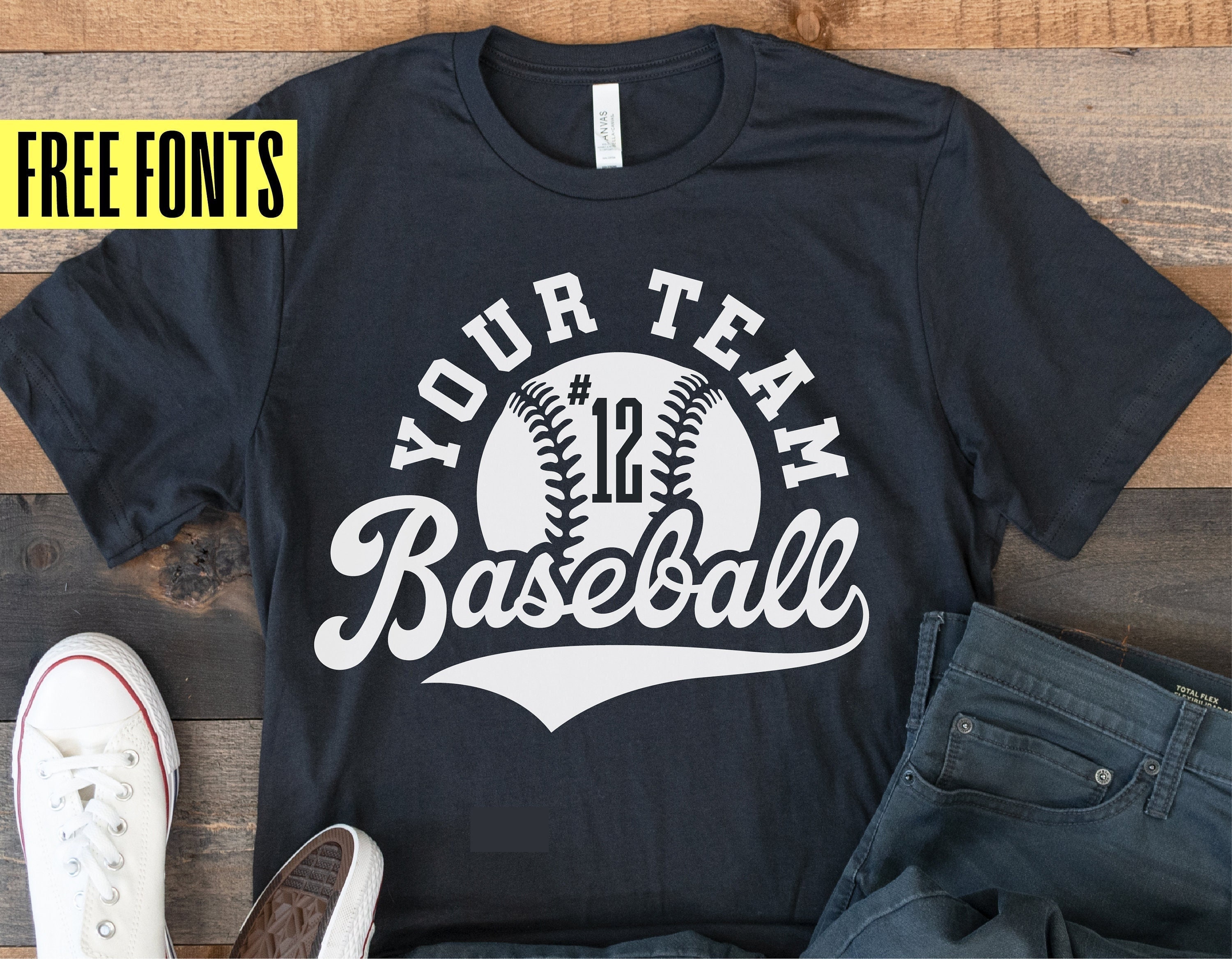 Baseball Team Logo Svg Baseball Shirt Png Baseball Svg - Etsy