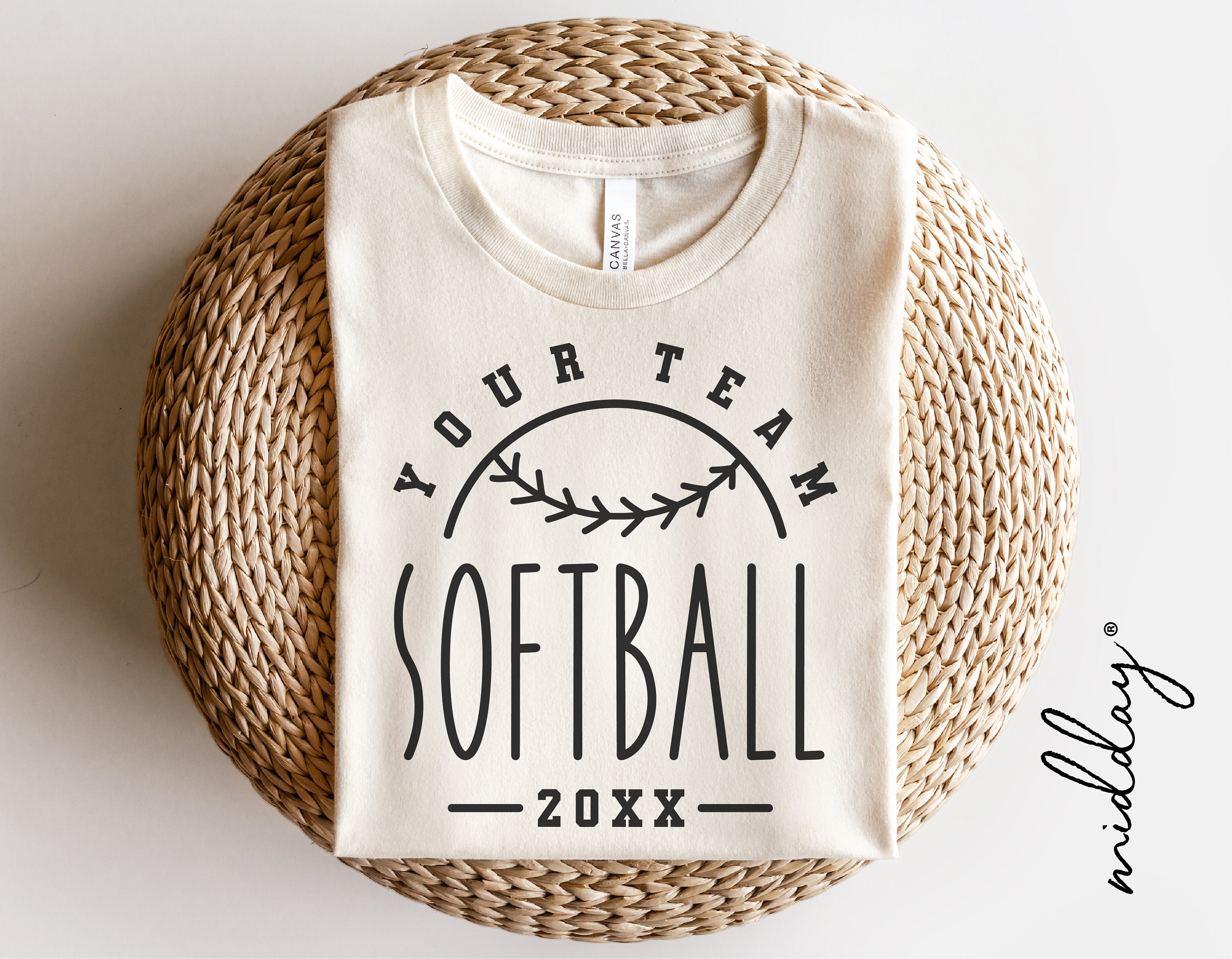 Softball Team Svg Png Dxf Eps Team Template Softball Shirt - Etsy