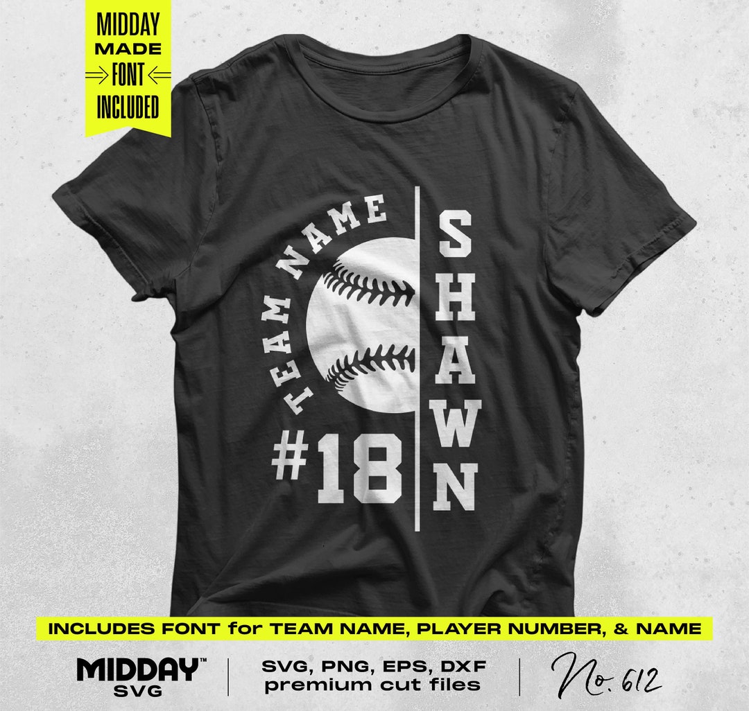 Baseball Team SVG, Player Template, Baseball Mom Shirt (digital ...