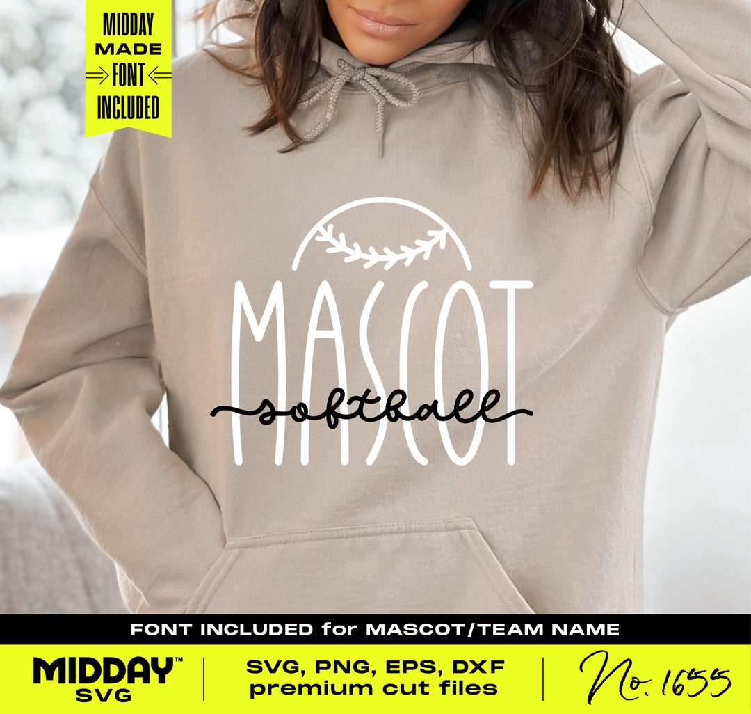 Customizable Softball Team Logo SVG PNG With Team Name Font - DIY ...