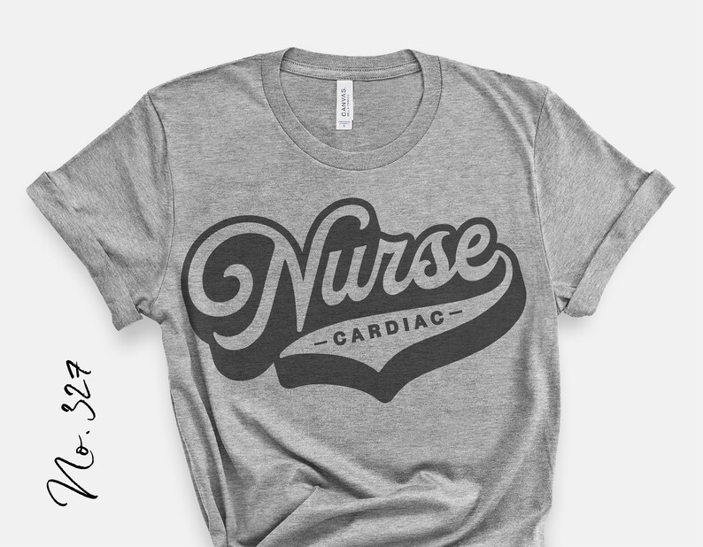 Cardiac Nurse Svg Heart Nurse Svg Decal Retro Cute Nurse Cut - Etsy