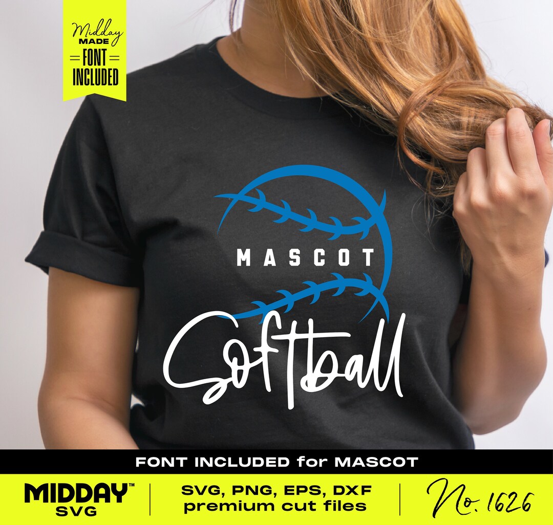 Abstract Softball Stitching SVG Logo Design - Customizable Sports Team ...
