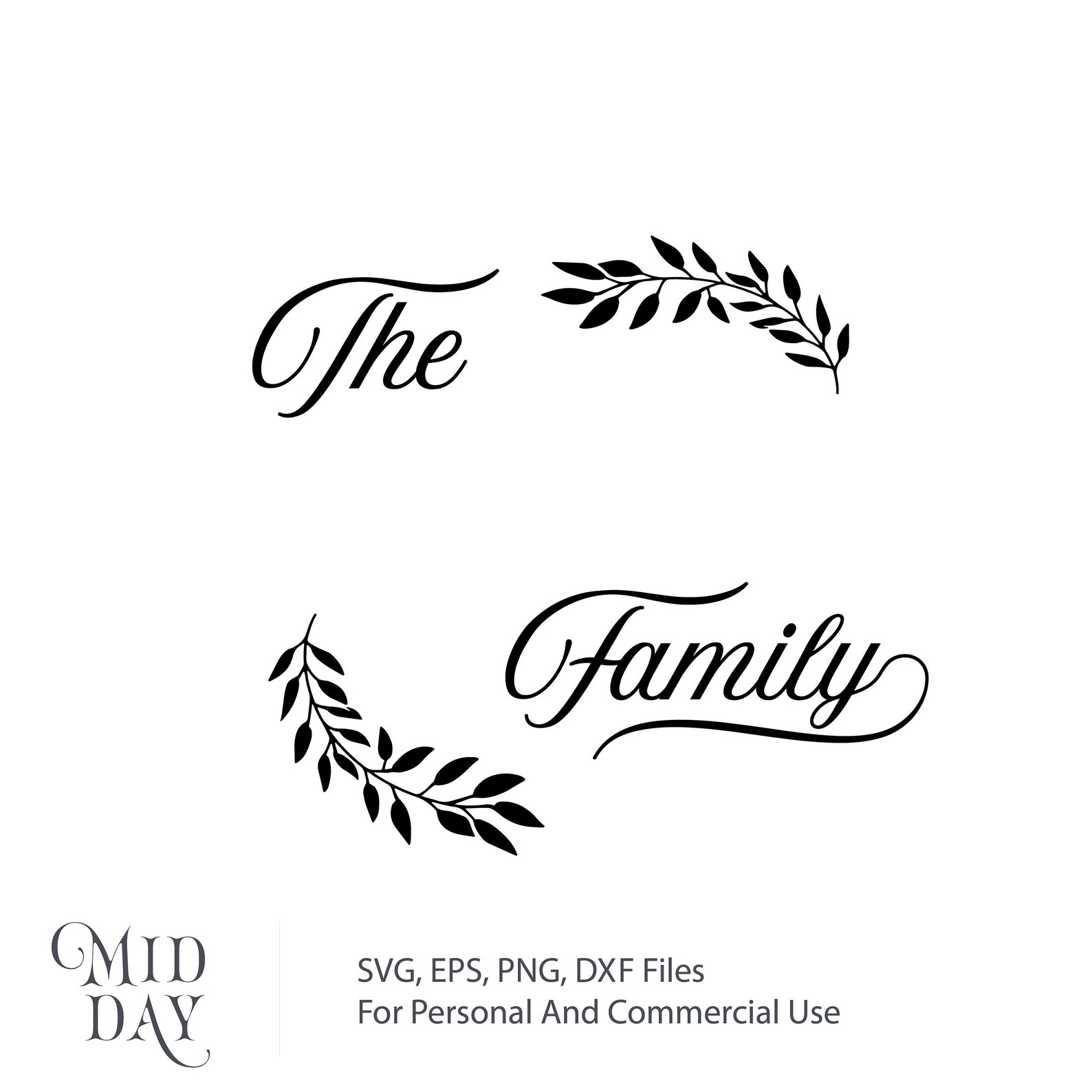 Family Sign Monogram Svg Monogram Round Sign SVG Farmhouse - Etsy
