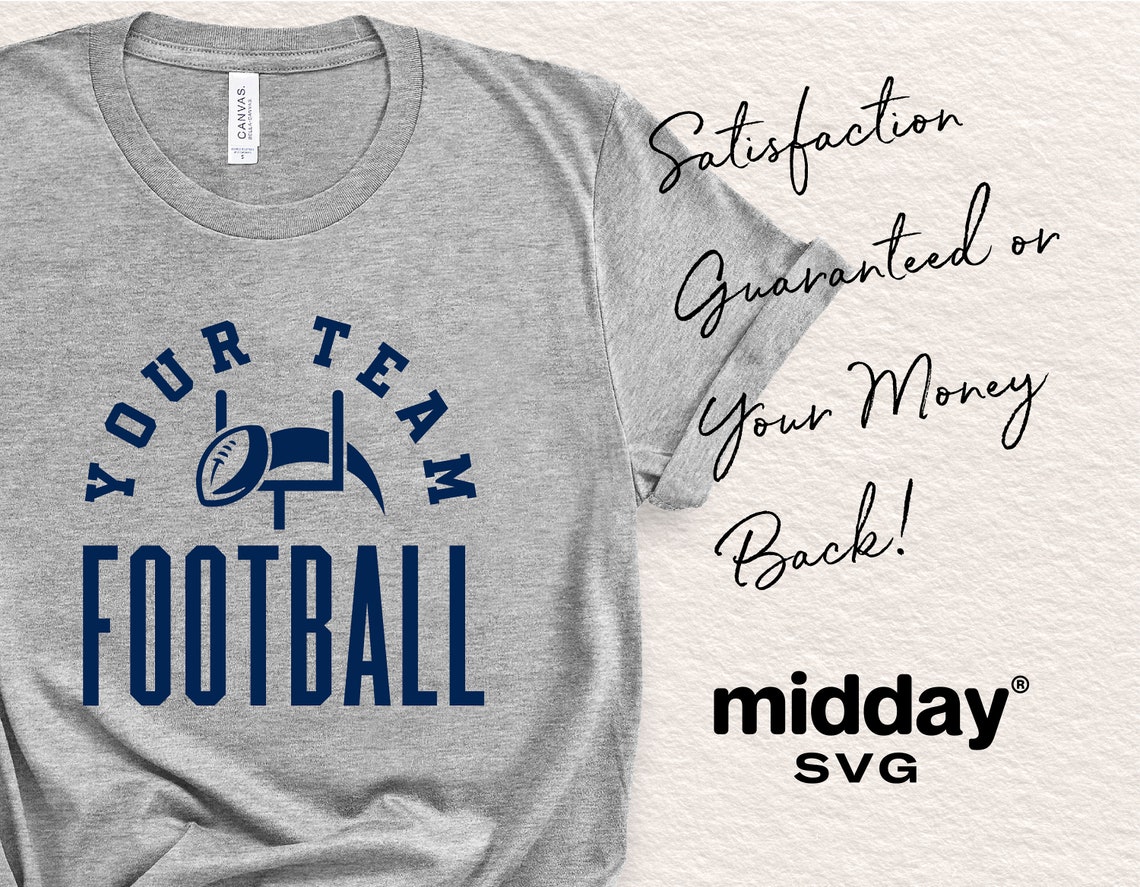 Football Team Template Svg Png Dxf Eps Your Team Shirt - Etsy