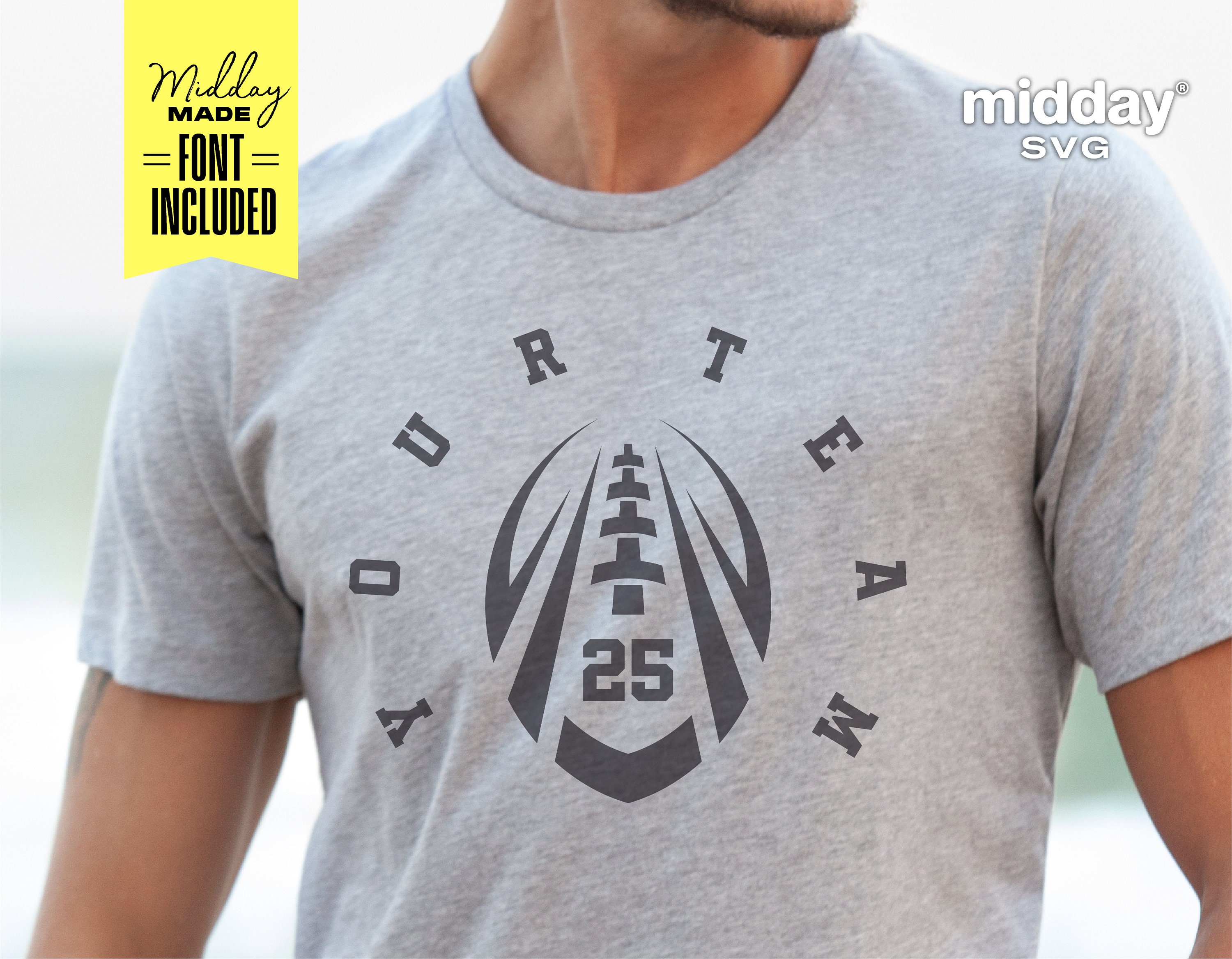 Football Team Template Football Print Svg Png Dxf Eps - Etsy