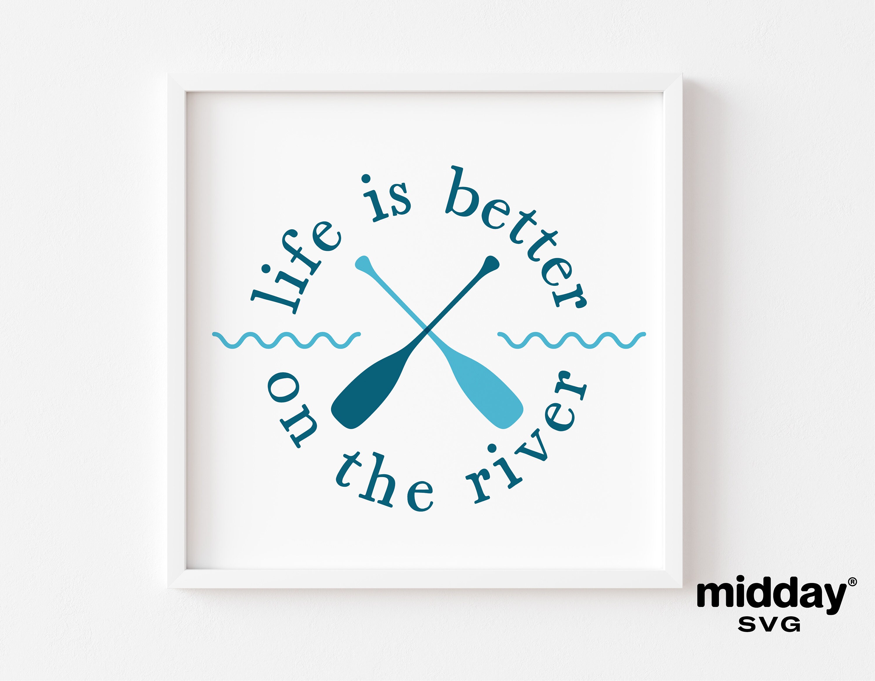 River Life SVG, Summer River, Cricut Silhouette (digital File) - Etsy