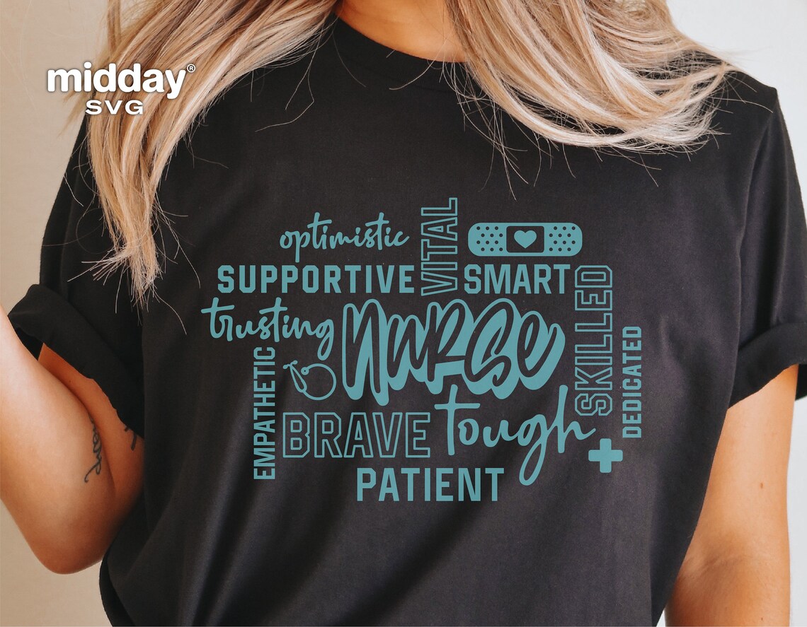 Nurse Word Art Svg Png Eps Dxf Cricut Cut File Nurse Subway - Etsy
