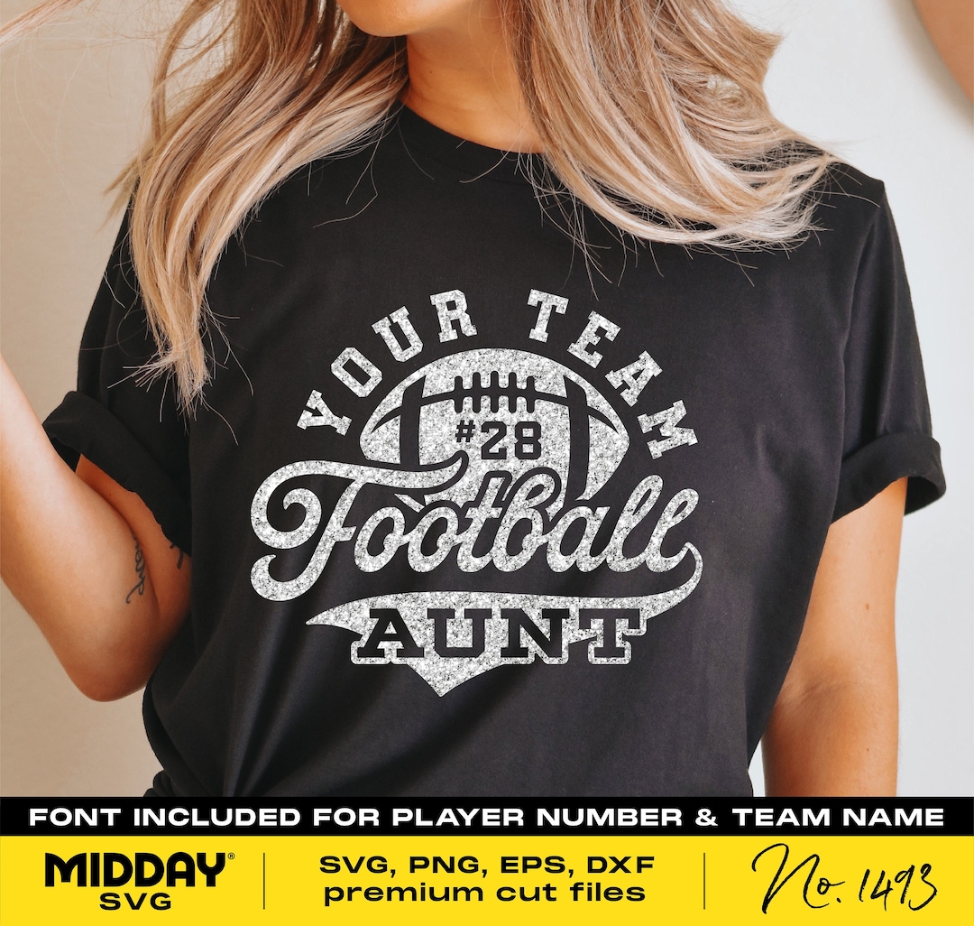 Football Aunt SVG, Nephew Player Team Design (digital Download) - Etsy
