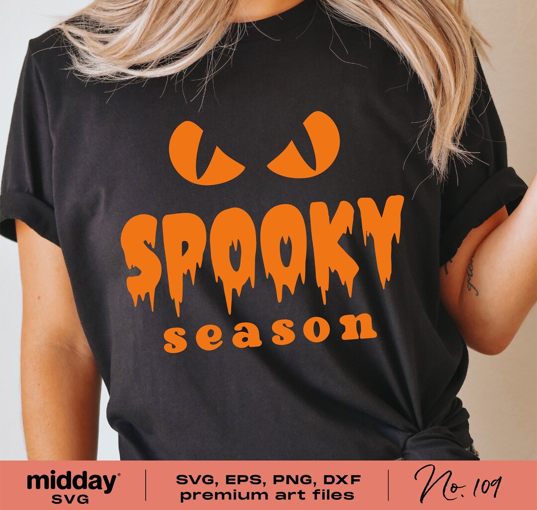 Spooky Season Svg, Png Dxf Eps, Funny Halloween Svg, Spooky Vibes ...