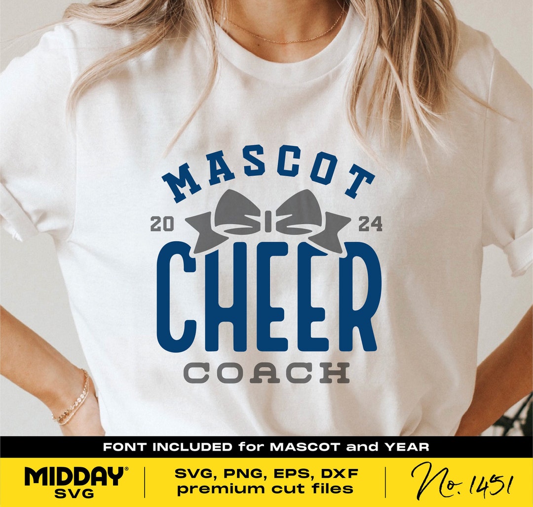 Cheer Coach Svg Png, Team Template, Cheer Coach Shirt Design ...