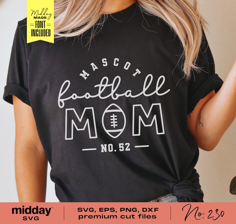 Football Mom Svg Png Dxf Eps Ai Football Mom Team Shirt - Etsy
