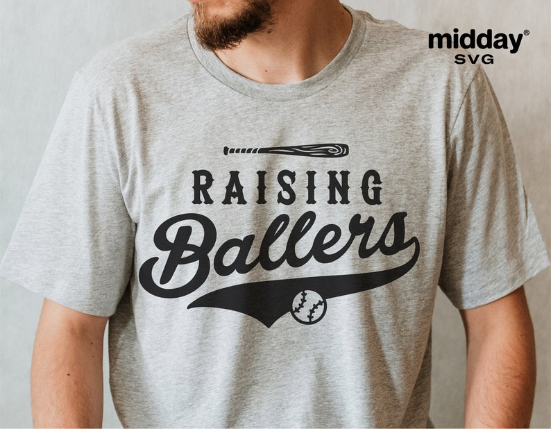 Raising Ballers Svg Png Dxf Eps Ai Baseball Mom Svg Raising - Etsy