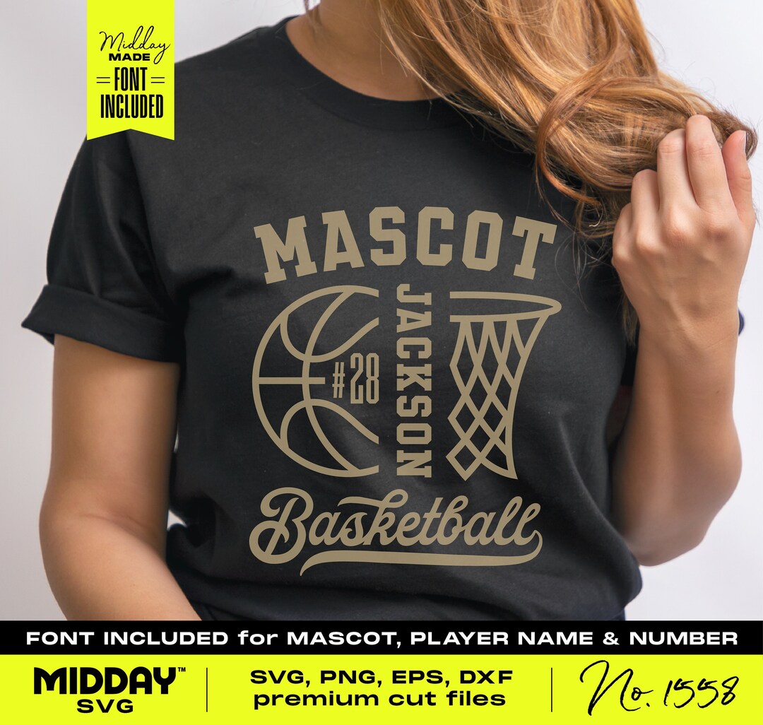 Basketball Svg Png, Team Template, Player Name and Number, Basketball ...