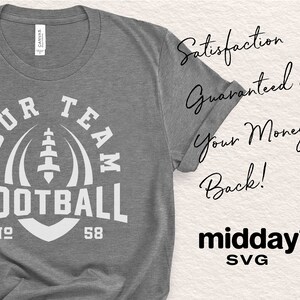 Football Team Logo Template SVG, PNG, Cricut, Silhouette (digital ...