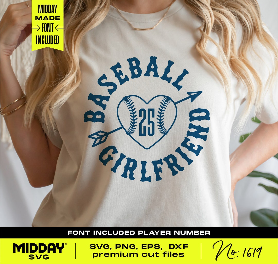 Baseball Girlfriend Shirt Svg, Png Eps Dxf, for Girls, Baseball Cricut ...