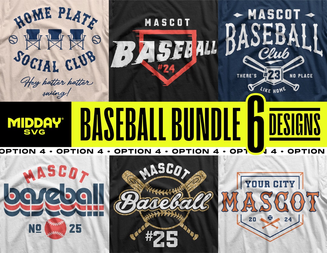 Baseball Svg Png Bundle V4: DIY Digital Download Templates for Your ...