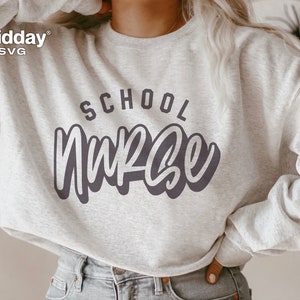 School Nurse Svg, Png Dxf Eps Ai, School Nurse Shirt, Design for ...
