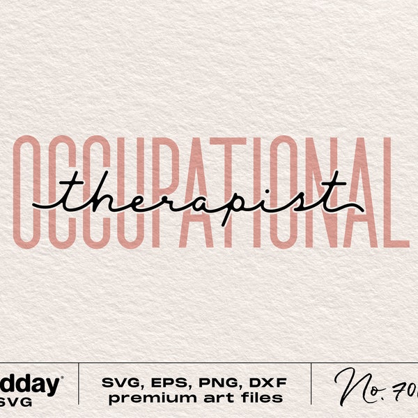 Occupational Therapy Svg - Etsy