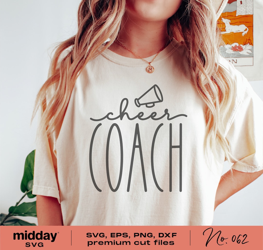 Cheer Coach SVG, Megaphone Design (digital Download) - Etsy