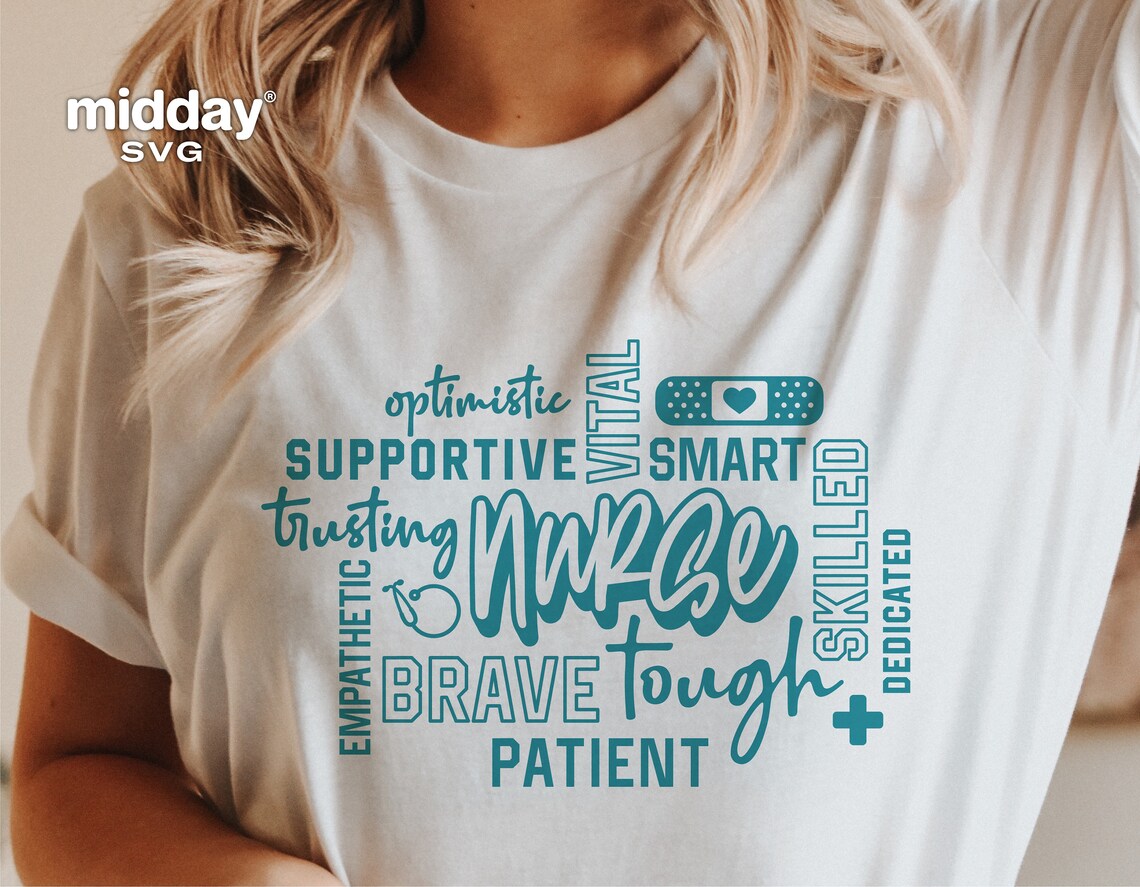 Nurse Word Art Svg Png Eps Dxf Cricut Cut File Nurse Subway - Etsy