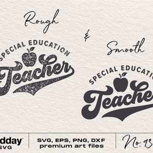 Special Education Teacher SVG PNG, Cricut Silhouette Cut File (digital ...