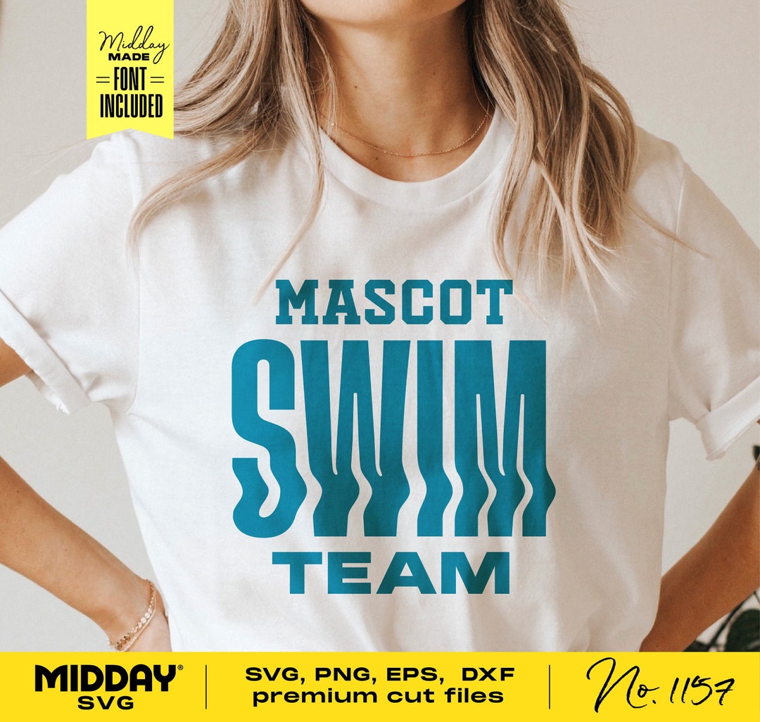 Swim Team Template, Svg Png Dxf Eps, Swimming Team, Swim Team Shirt ...