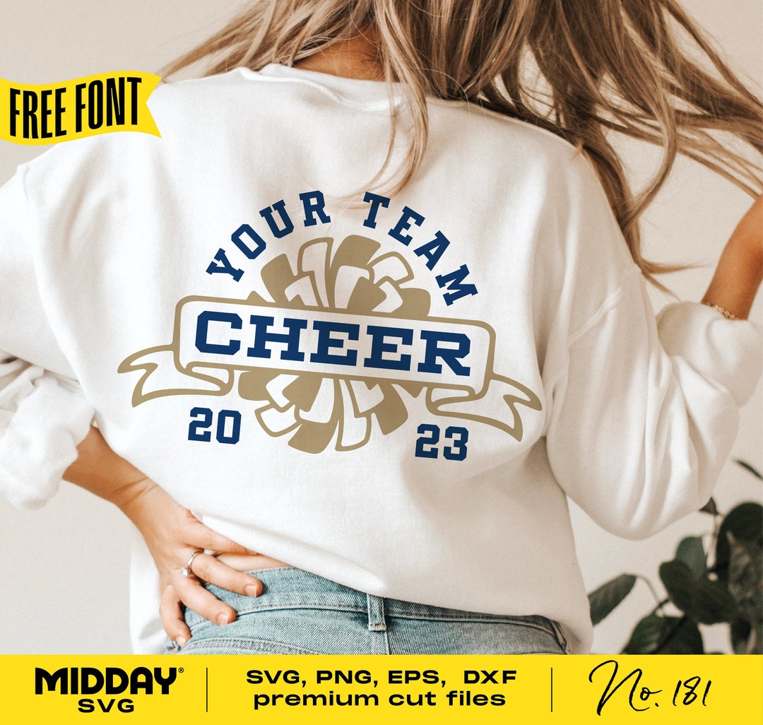 Cheer Team SVG, Cheerleading Shirts, Cricut Cut Files (digital Download ...