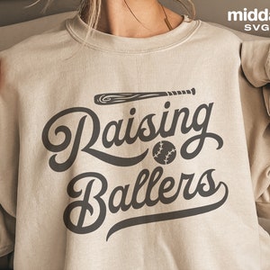 Raising Ballers Svg, Png Dxf Eps Ai, Baseball Mom or Dad Svg, Baseball ...