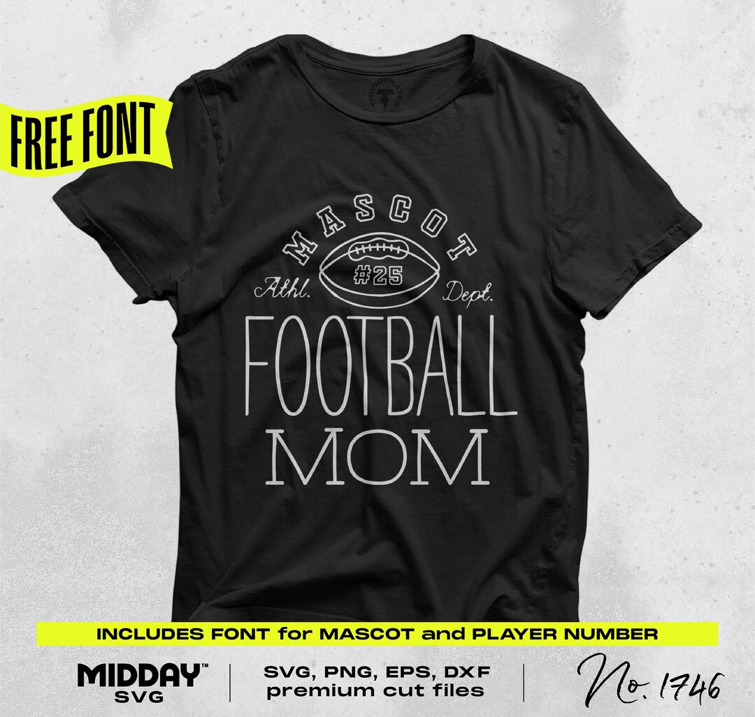 Football Mom Svg Png, Football Mama, Svg for Cricut, Silhouette, Team ...