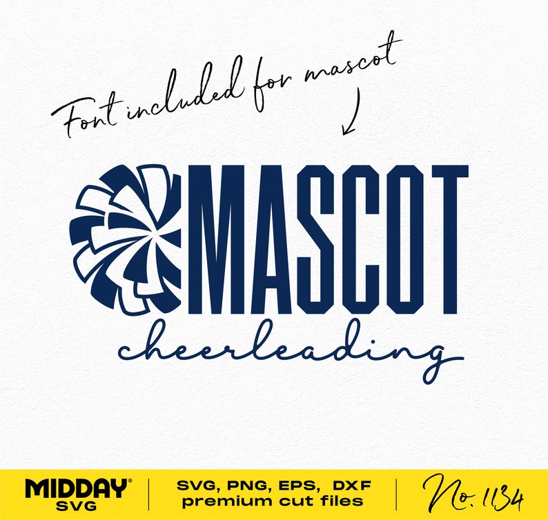 Cheer Team Mascot SVG, Cheerleading Shirt Design (digital Download) - Etsy