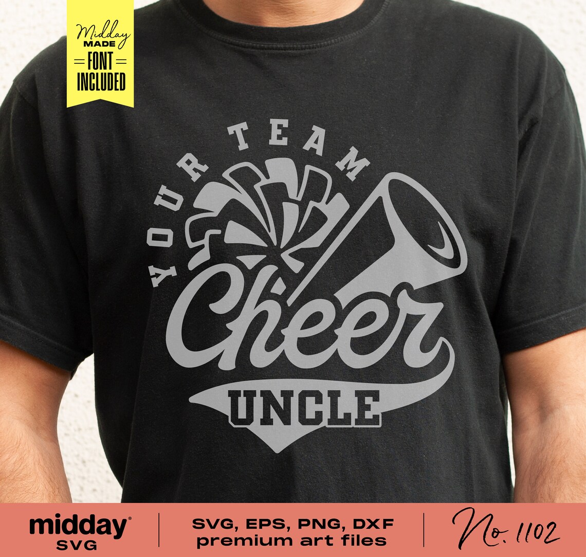 Cheer Uncle Svg Png Dxf Eps Cheer Uncle Png Cheer Uncle - Etsy