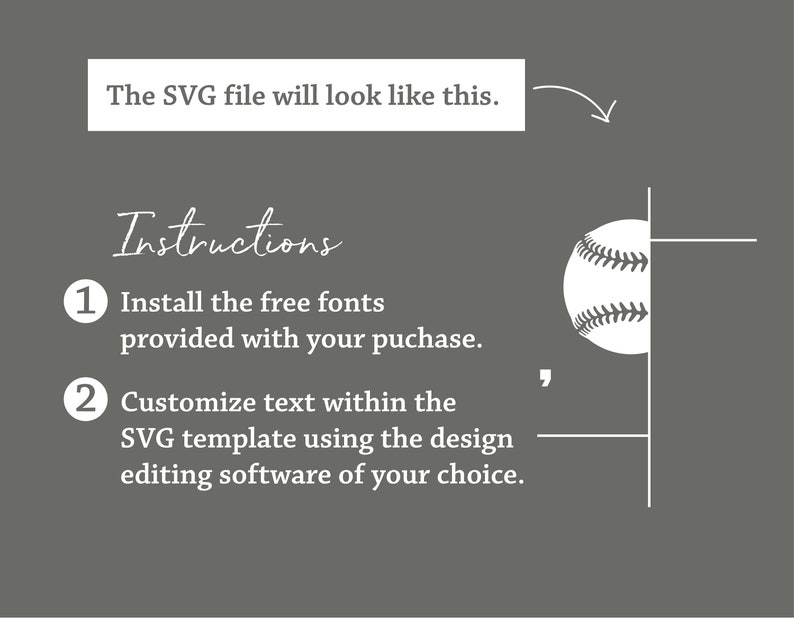 Baseball Team Banner SVG, Roster Template (digital Download) - Etsy