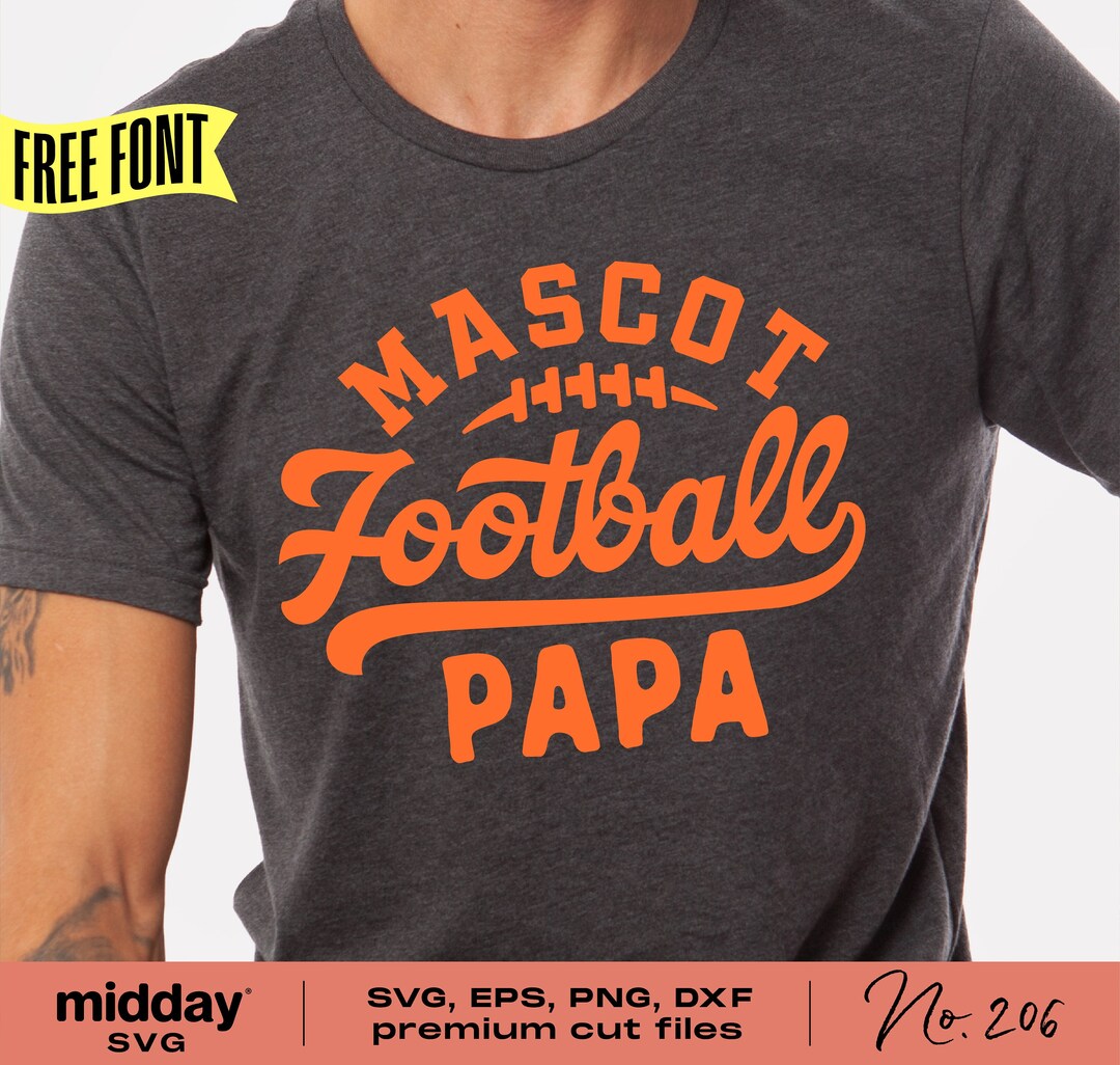 Football Papa Svg, Png Dxf Eps Ai, Football Dad Svg, Cricut, Silhouette ...
