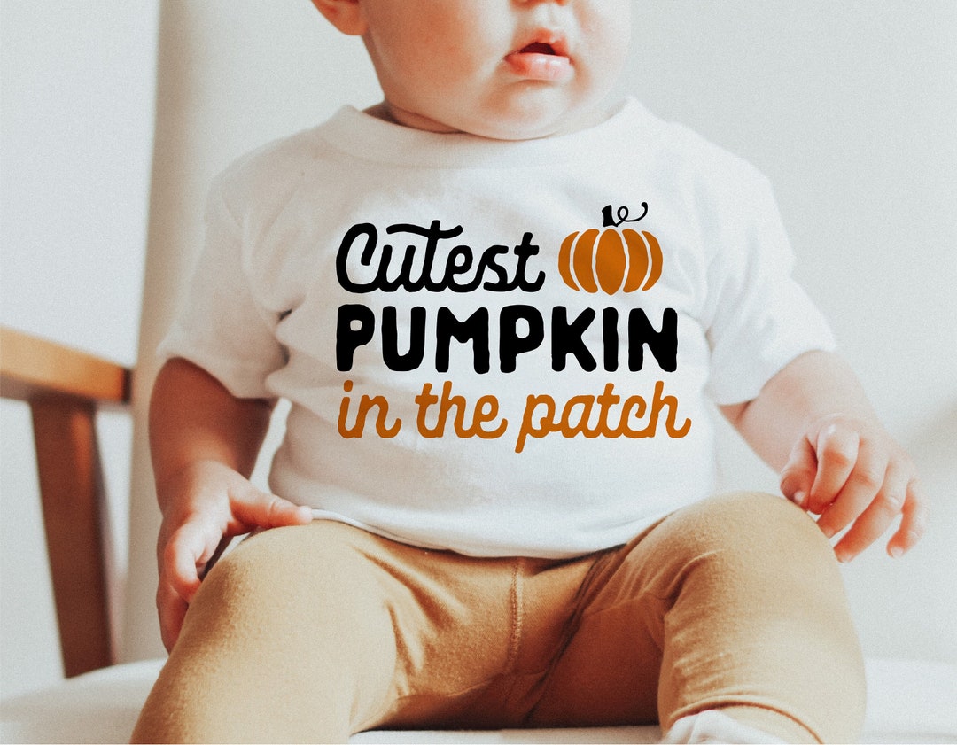 Cutest Pumpkin in the Patch SVG, First Halloween PNG (digital Download ...