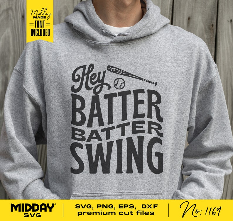 Hey Batter Batter Swing Svg Png Dxf Eps Funny Baseball Shirt - Etsy