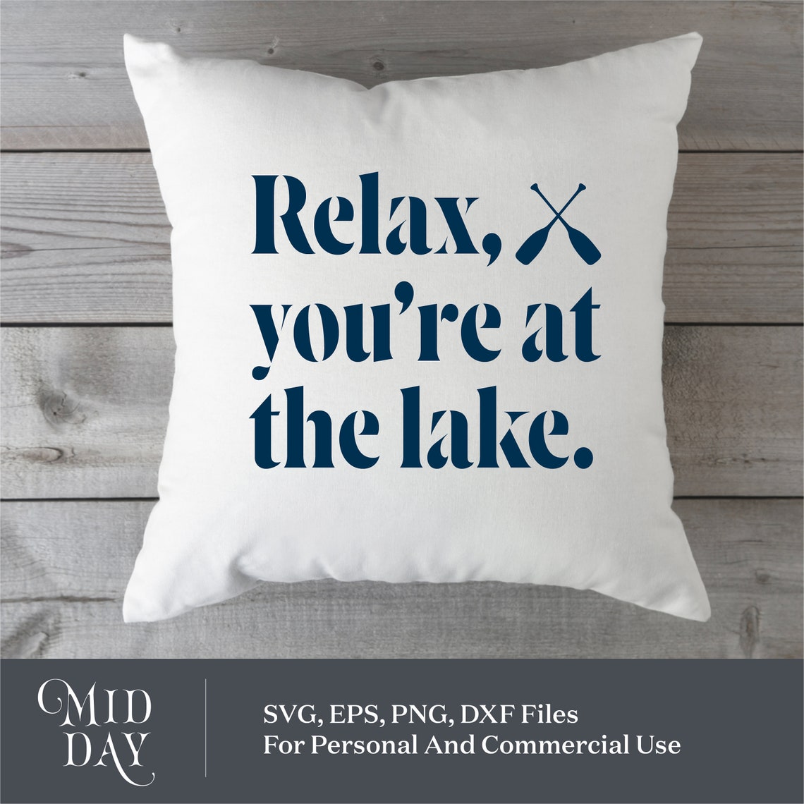 Relax Your at the Lake Lake SVG Lake House Decor Svg Lake | Etsy