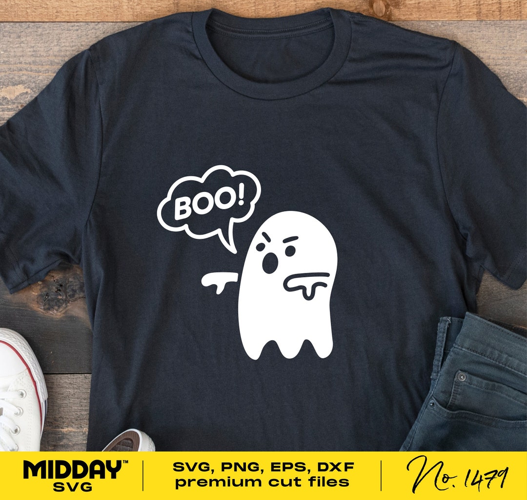 Ghost Booing Svg Png, Thumbs Down, Funny Ghost Svg, Halloween Svg for ...