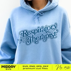 Nostalgic Respiratory Therapist Logo Design, Svg, Png, Dxf, Eps, Ai ...