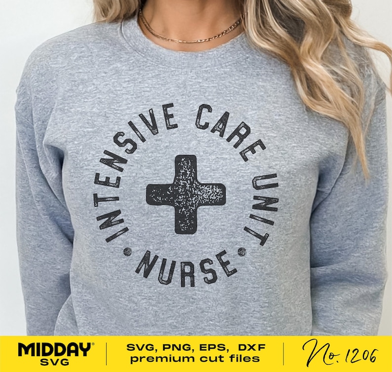 ICU Nurse Svg Png Cricut Cut Files Intensive Care Unit Gift - Etsy Canada