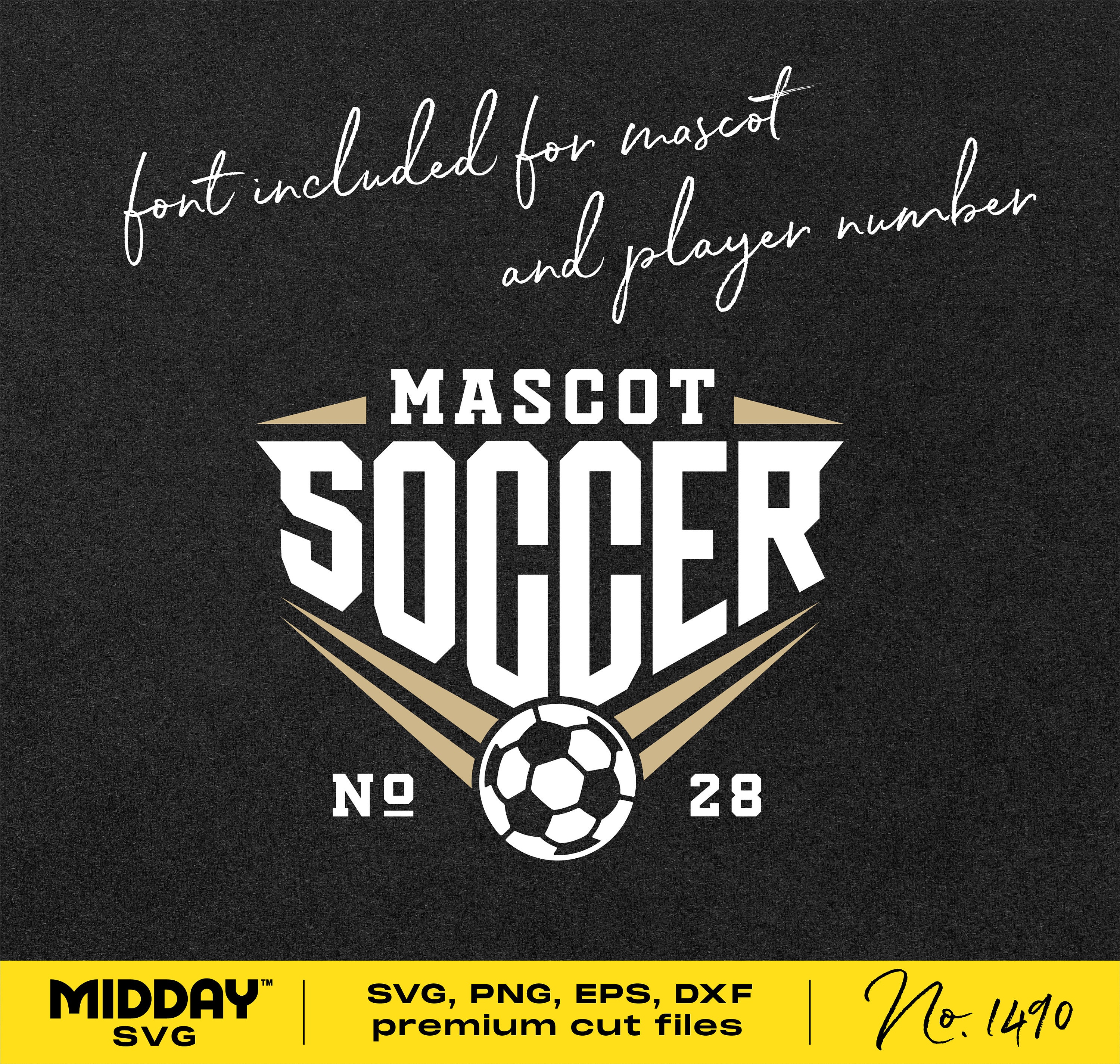 Soccer Team SVG, Mascot Design With Font (digital Download) - Etsy