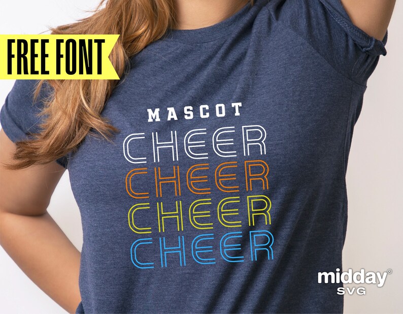 Retro Cheer Svg Cheer Mom Svg Png Dxf Eps Cheerleader Svg - Etsy