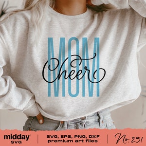 Cheer Mom Svg, Dxf Eps Png, Cheer Mom Shirt Design, Cricut Cut Files ...