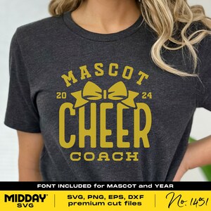 Cheer Coach Svg Png, Team Template, Cheer Coach Shirt Design ...