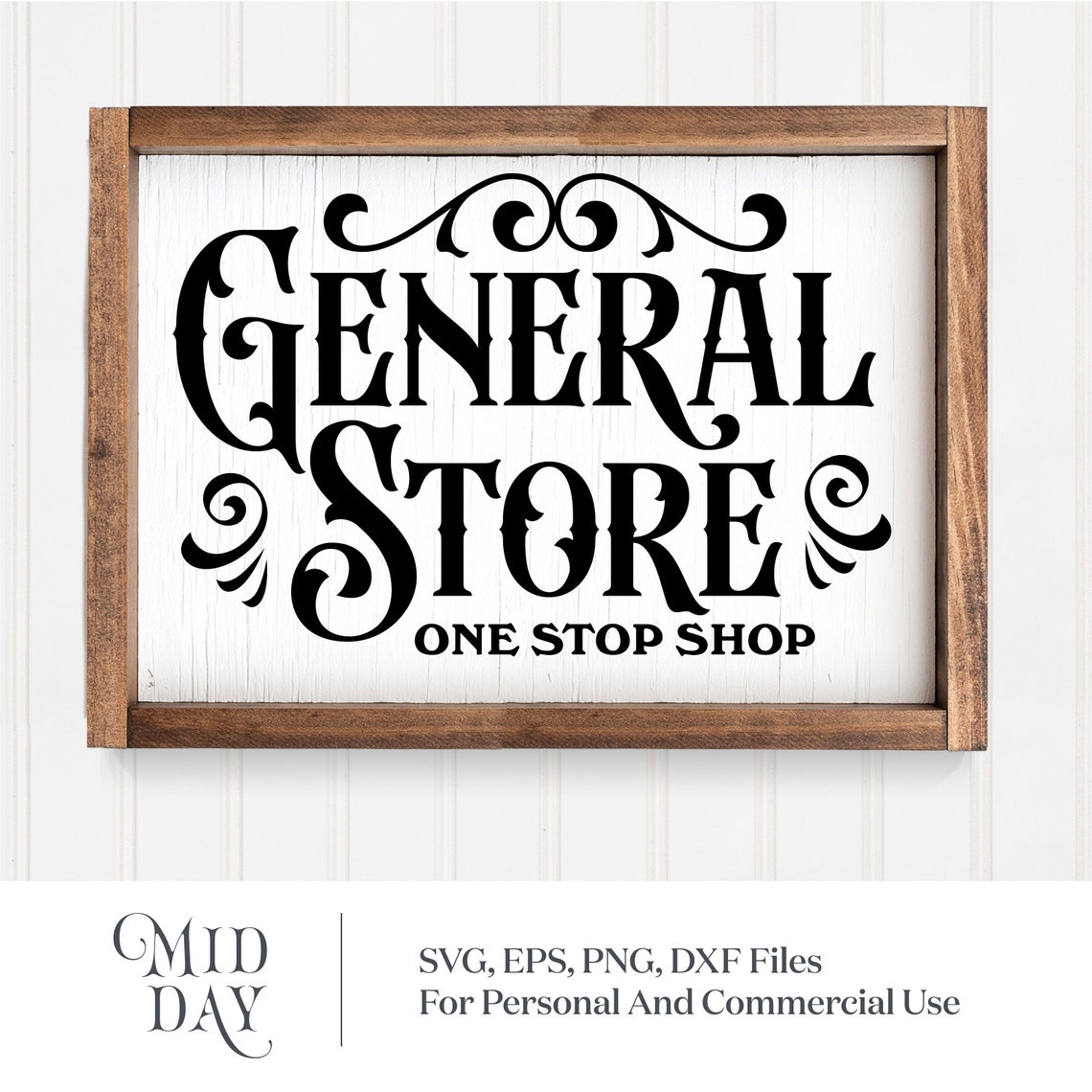 General Store Vintage Farmhouse Country SVG Old Fashion Sign | Etsy