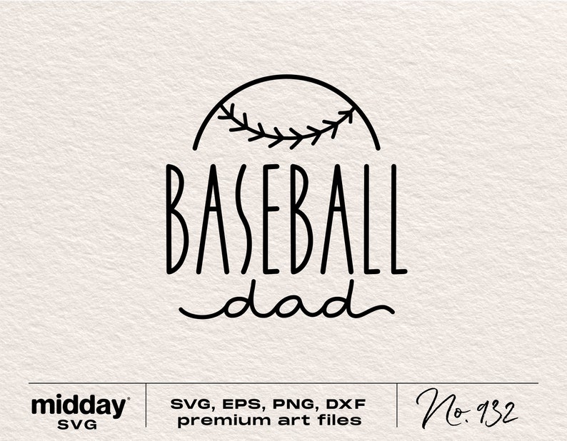 Baseball Dad Svg Png Ai Eps Dxf Baseball Dad Shirt Cricut | Etsy