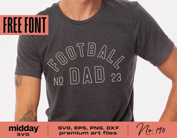 Football Dad Svg Png Dxf Eps Ai Football Dad Design for - Etsy