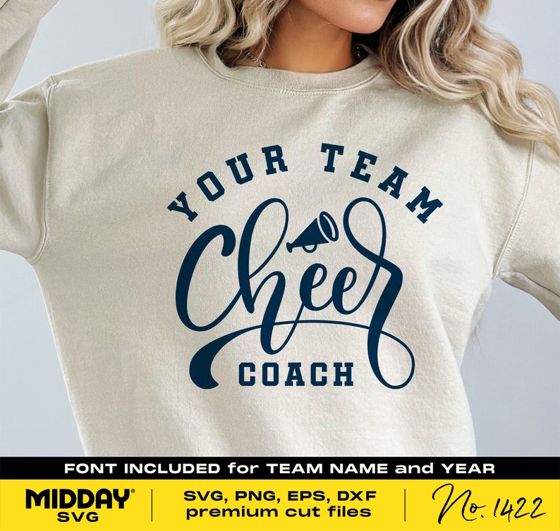 Cheer Coach SVG, Energetic Font, Cricut Cut File (digital Download) - Etsy